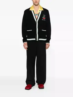 Casablanca Embroidered Cardigan