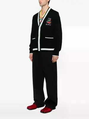 Casablanca Embroidered Cardigan
