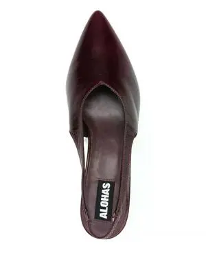 ALOHAS 40mm Slingback Pointed-toe Heeled Pumps