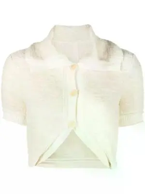 Jacquemus Cropped Knitted Top