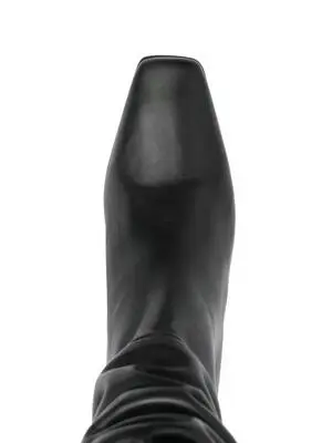 ALOHAS 50mm Kalila Slouch Calf Leather Boots - Black