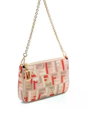 Fendi Ff-motif Shoulder Bag - Neutrals