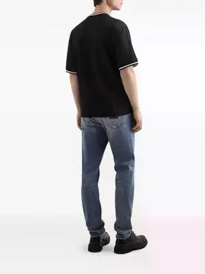Dolce & Gabbana Distressed Logo-plaque Jeans