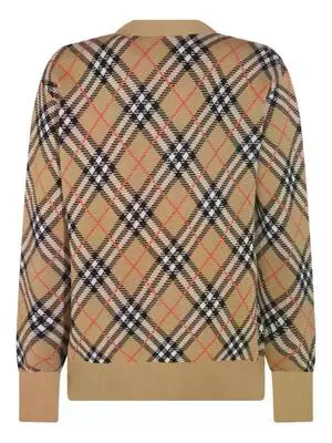 Burberry Checked Cardigan