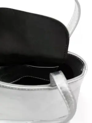 HAI Leather Tote Bag - Silver