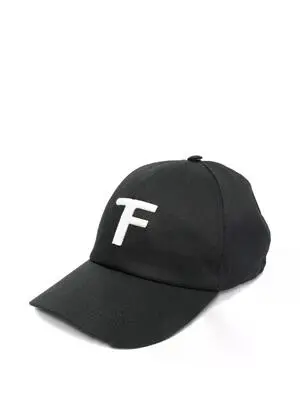 TOM FORD Cotton Baseball Cap - Black
