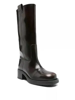 ALOHAS 40mm Calf Leather Biker Boots