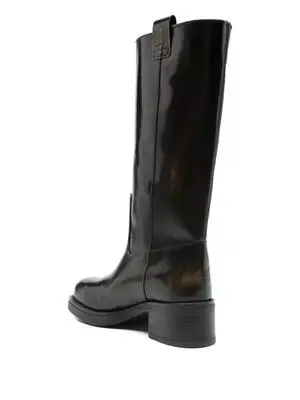 ALOHAS 40mm Calf Leather Biker Boots