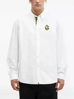 A BATHING APE Abc Camo One Point Shirt - White