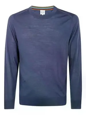 Paul Smith Crew-neck Wool Sweater - Blue