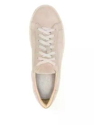 Eleventy Suede Leather Trainers - Neutrals