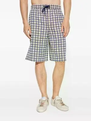 Amiri Geometric Pattern Shorts