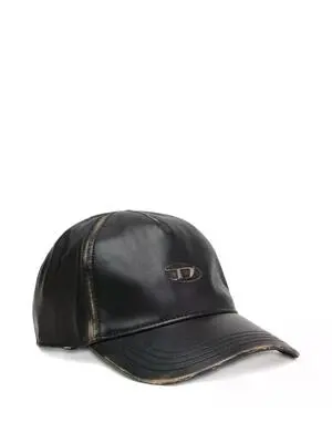 DIESEL Logo-embossed Cap - Black