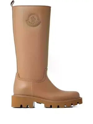 Moncler Logo Patch Knee-high Boots