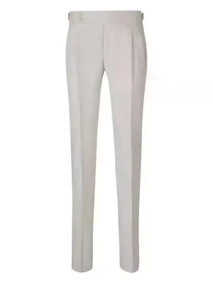 Scabal Single-breasted Suit - White