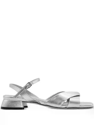 Ron White Metallic Sandals For Women