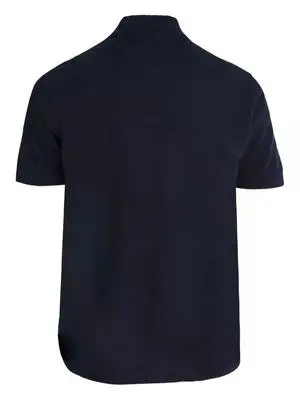 LUIGI BORRELLI Piquet-cotton Polo Shirt - Blue