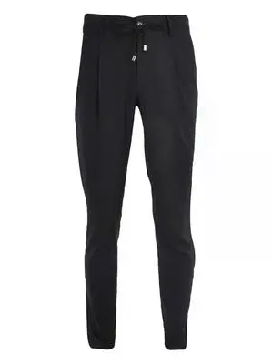 LUIGI BORRELLI Pleated Drawstring Trousers