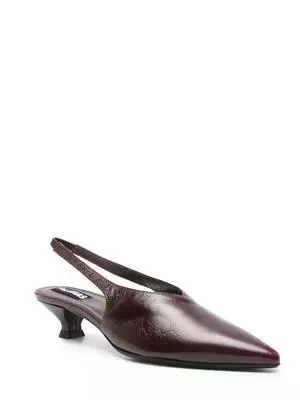 ALOHAS 40mm Slingback Pointed-toe Heeled Pumps