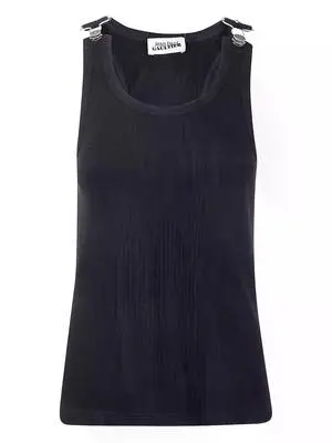 JEAN PAUL GAULTIER Buckles Logo-engraved Top