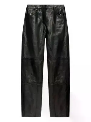JIL SANDER Leather Trousers