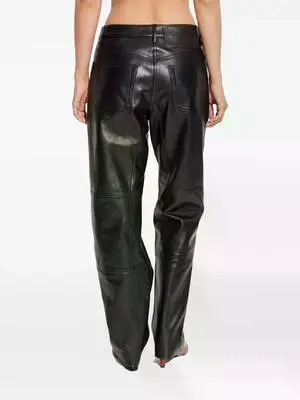 JIL SANDER Leather Trousers