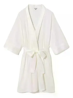 PJ HARLOW DREAMWEAR Tie-fastening Robe - Neutrals