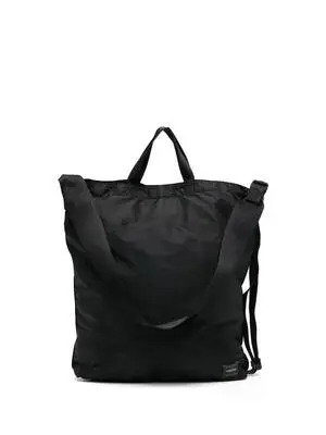 PORTER-YOSHIDA & CO Logo-patch Shoulder Bag - Black