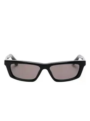 Jacquemus Rectangle-frame Sunglasses - Black