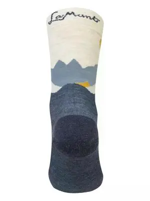 LAMUNT Patterned Ankle-length Socks