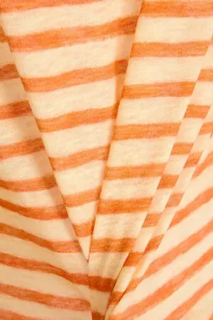 Zimmermann Striped Linen-jersey Top
