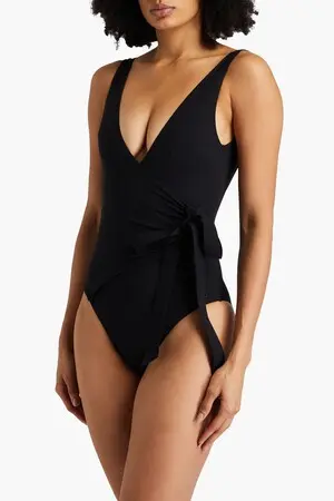 Zimmermann Wrap-effect Swimsuit