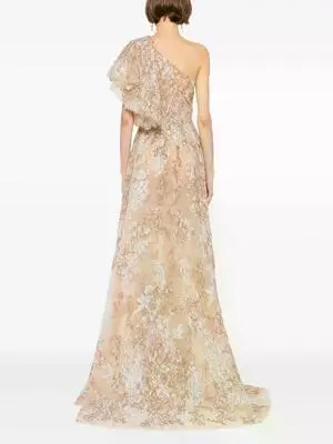 SAIID KOBEISY Embroidered Maxi Dress