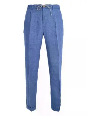 Luciano Barbera Pleated Drawstring Trousers