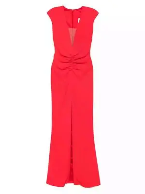 Silk Love & Lace V Neck Dresses