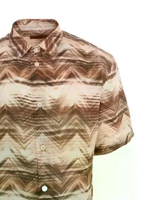 Missoni Zigzag-pattern Short-sleeve Shirt