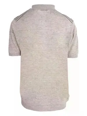 Corneliani Knitted Half-zip Polo Shirt - Neutrals