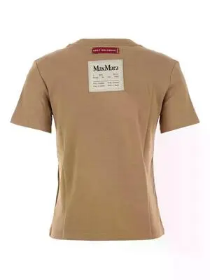 Max Mara Cotton T-shirt - Neutrals