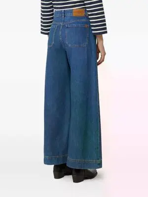 Max Mara Wide-leg Cropped Jeans