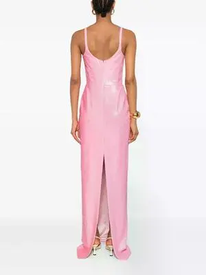 SILK LOVE & LACE Sequin-embellished Maxi Dress