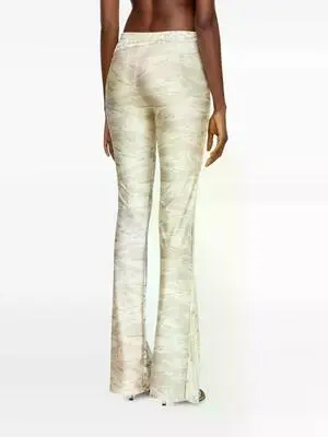 DIESEL® Floral-print Trousers - Neutrals
