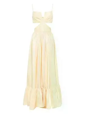 SAIID KOBEISY Taffeta Midi Dress
