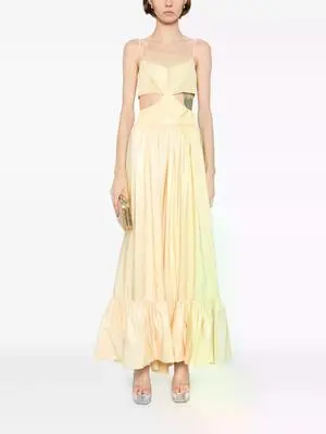 SAIID KOBEISY Taffeta Midi Dress