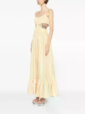 SAIID KOBEISY Taffeta Midi Dress