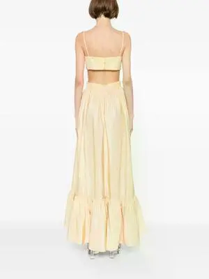 SAIID KOBEISY Taffeta Midi Dress