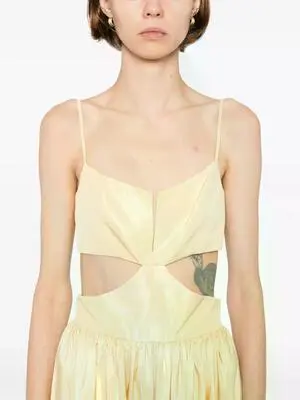 SAIID KOBEISY Taffeta Midi Dress