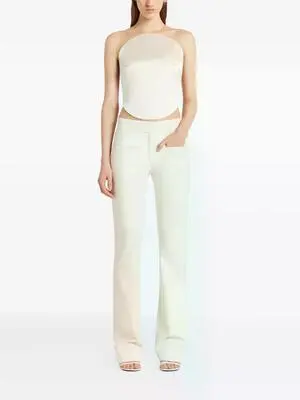 COURREGES Sheer-panel Bodysuit - Neutrals