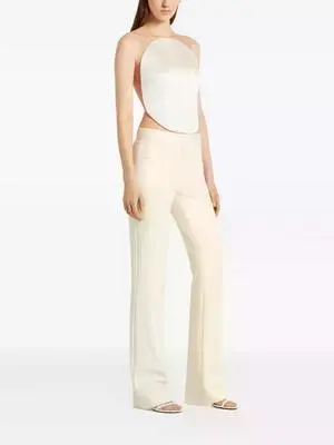 COURREGES Sheer-panel Bodysuit - Neutrals