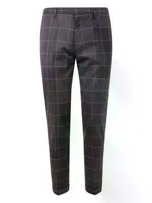 Paul Smith Checked-pattern Tailored Trousers