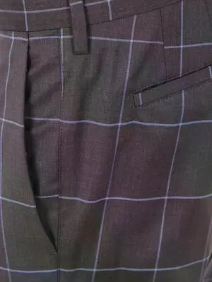 Paul Smith Checked-pattern Tailored Trousers